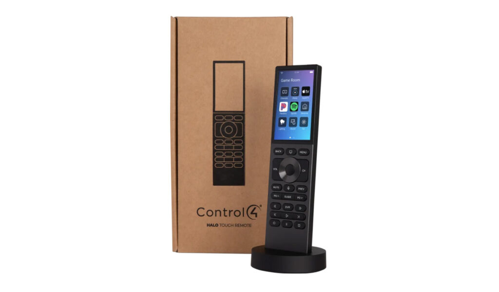 Control4® Halo Touch Remote (Black) – Smarter Home Control